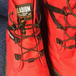 Palladium | Shoes | Palladium Salsa Red Waterproof Sneakersboots Mens ...